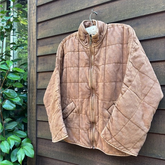Free People | Jackets & Coats | Free People Toasted Coconut Dolan ...